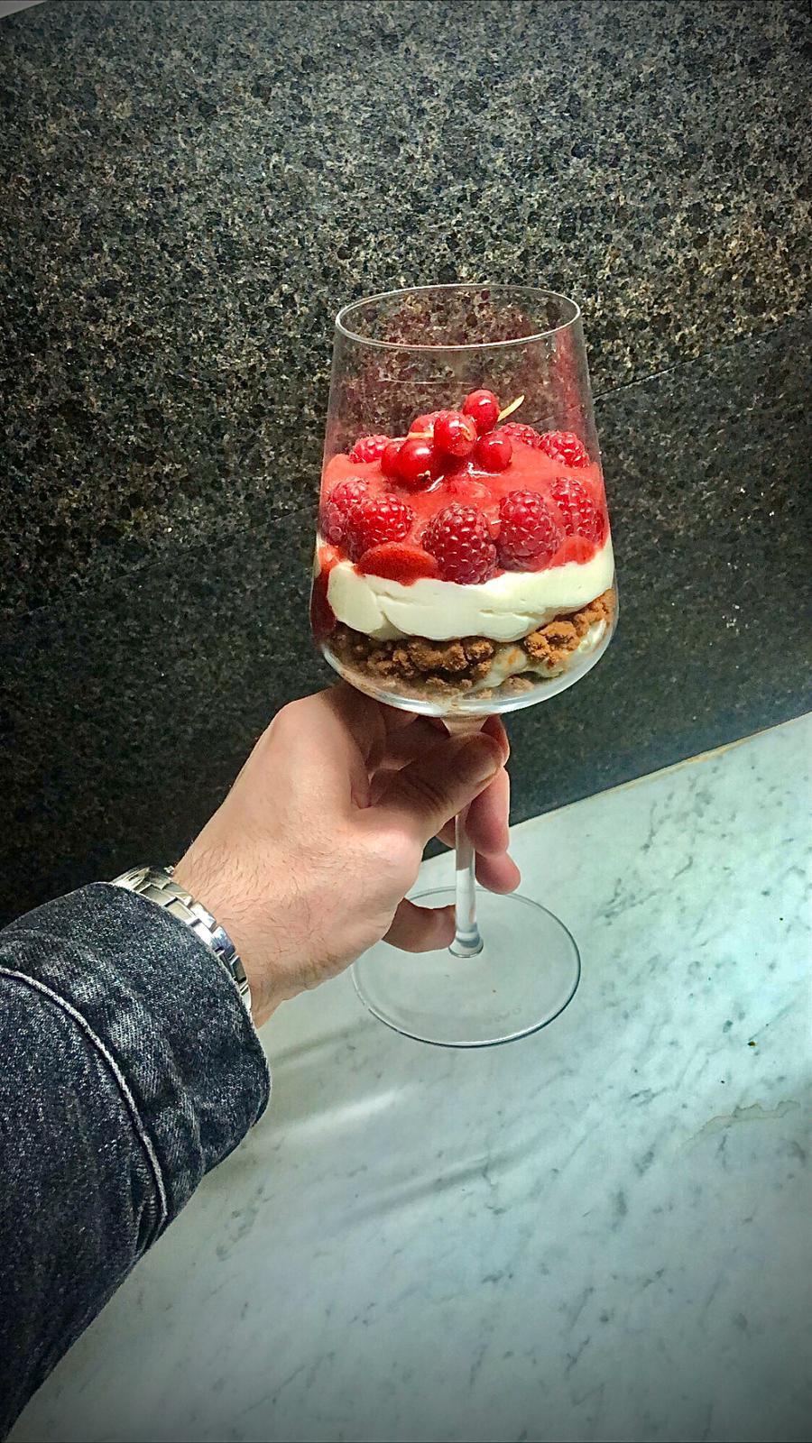 Cheesecake fruits rouges - Alex Cook'In