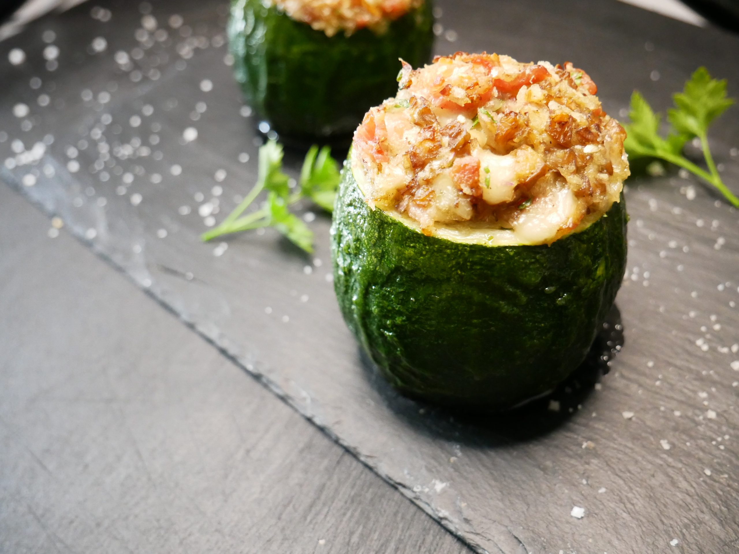 Mini courgette farcies - Alex Cook'In